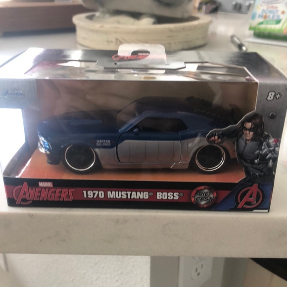 Jada | Other | Marvel Avengers 97 Mustang Boss Toy Car Bucky | Poshmark